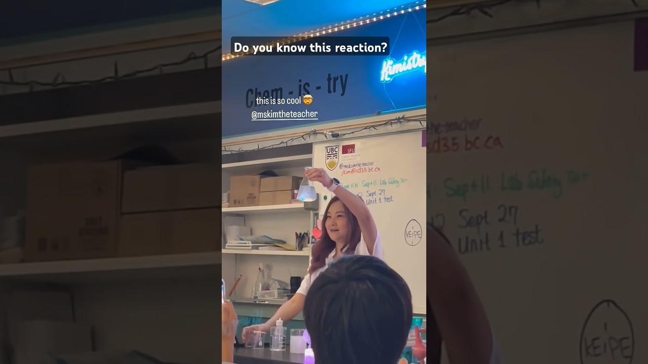 One of my favorite demos!  #chemistry #chemistryteacher #highschool #scienceeducator #science