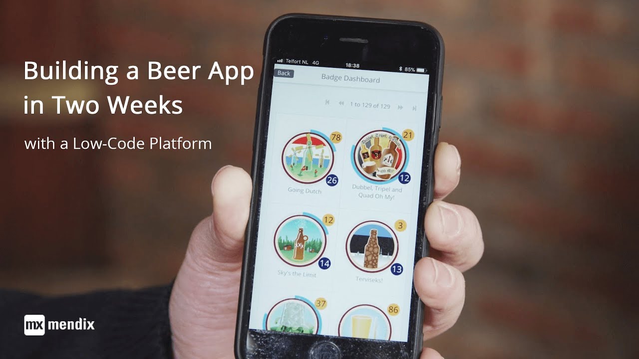 Building a Beer Mobile App in Two Weeks with a Low-Code Platform