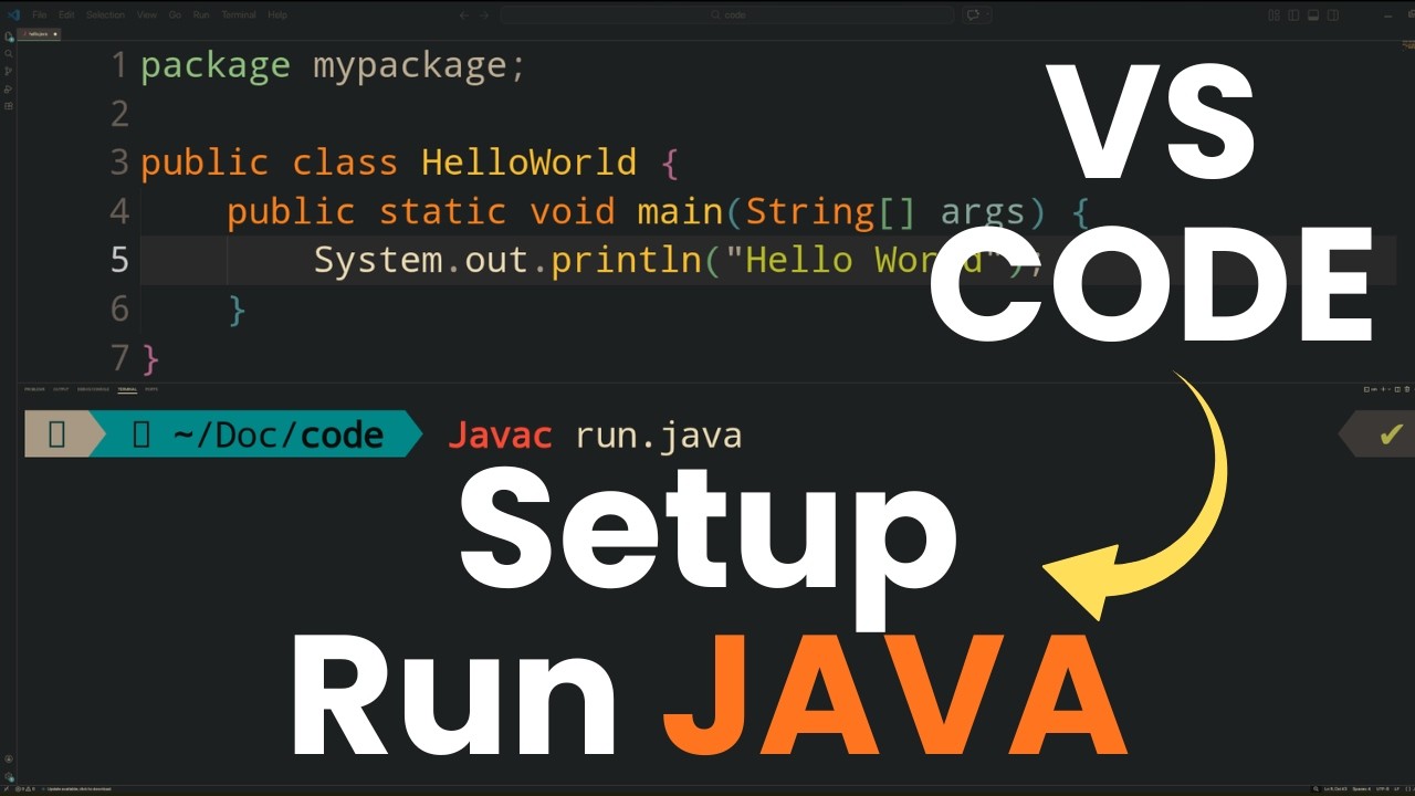 How to Install VS Code for Java & Run Your First Java Program (Step-by-Step Guide)