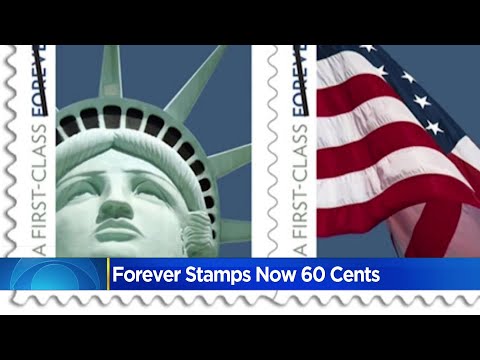 USPS Forever Stamps Increase To 60 Cents As Of Monday