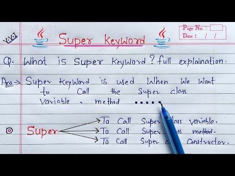 Learn Super Keyword in Java | Learn Coding - Mind Luster