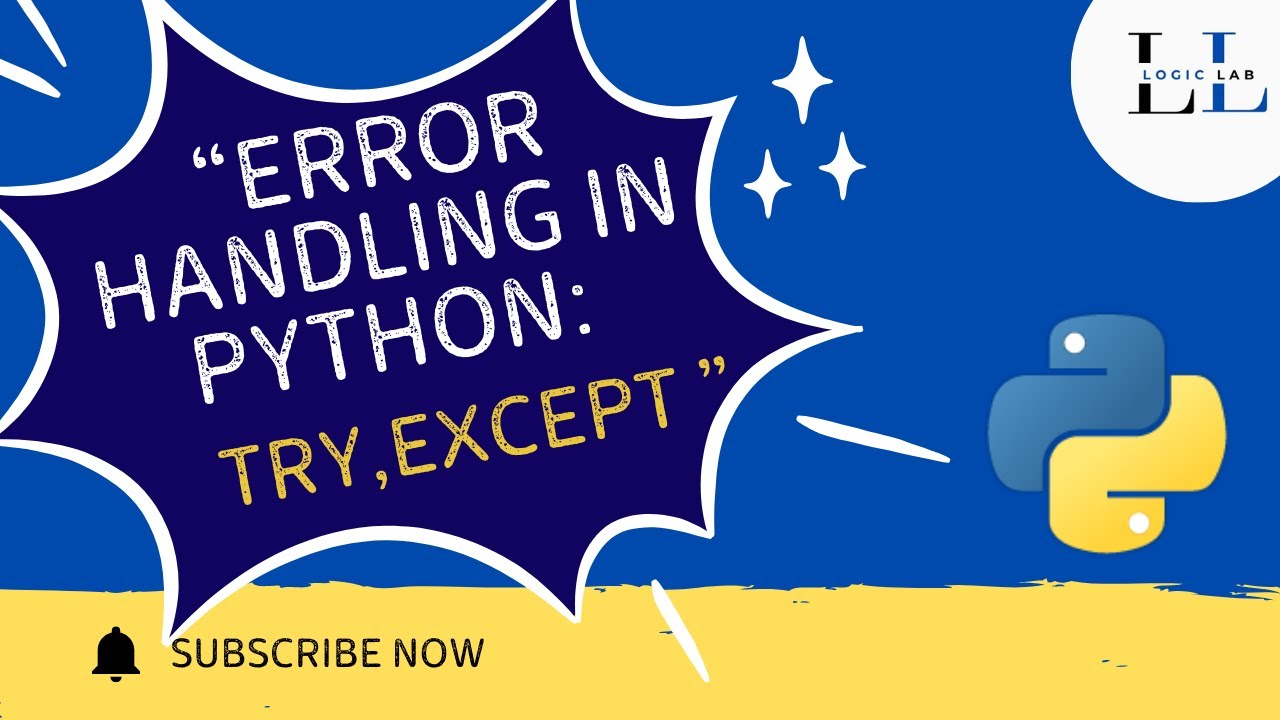 Error handling in python | Fix Runtime Errors Without Stopping the Program