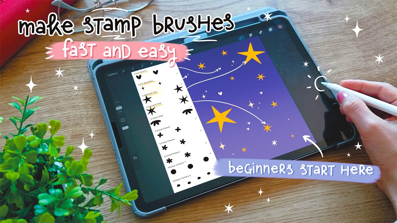 How to Make Stamp Brushes in Procreate FAST (Beginner-Friendly Guide)