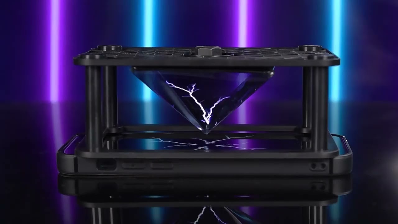 3D Hologram Projector Pyramid