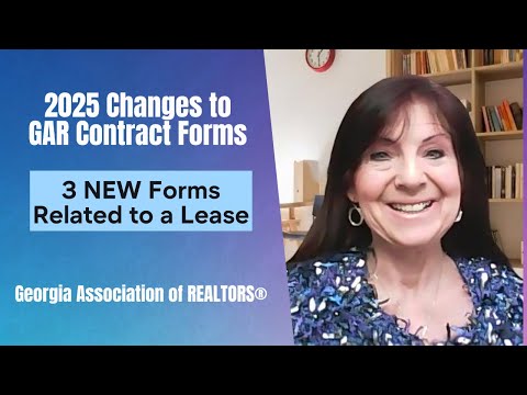 2025 GAR Contract Changes: 3 NEW Forms Related to a Lease – Maximum One ...