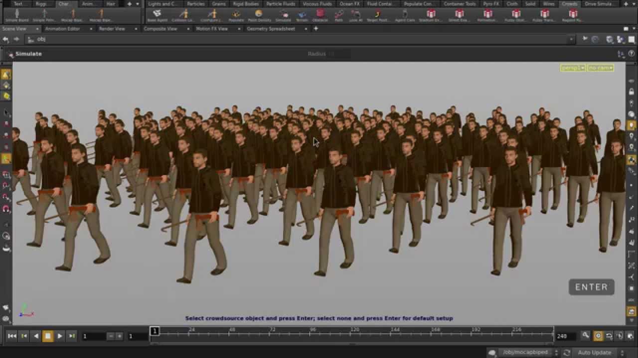Crowd Agent Layering