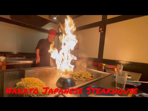 USA. DINNER IN JAPANESE STEAKHOUSE NAKATO in CHARLOTTE 🦞🥣