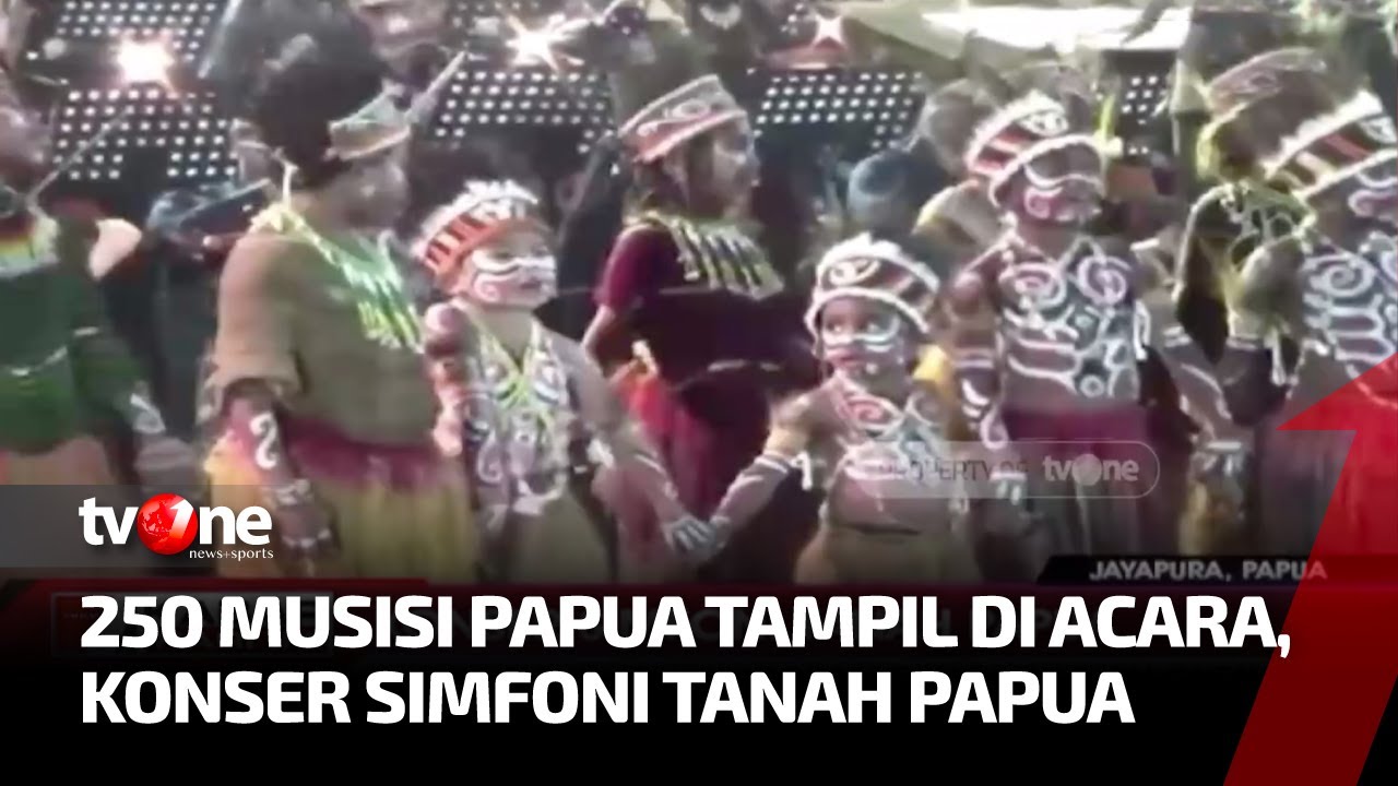 Kolaborasi 250 Seniman Meriahkan Konser Simfoni Tanah Papua | Kabar Hari Ini tvOne