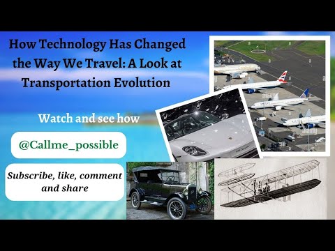 #technology #cars How Technology Has Changed the Way We Travel: A Look at Transportation Evolution .