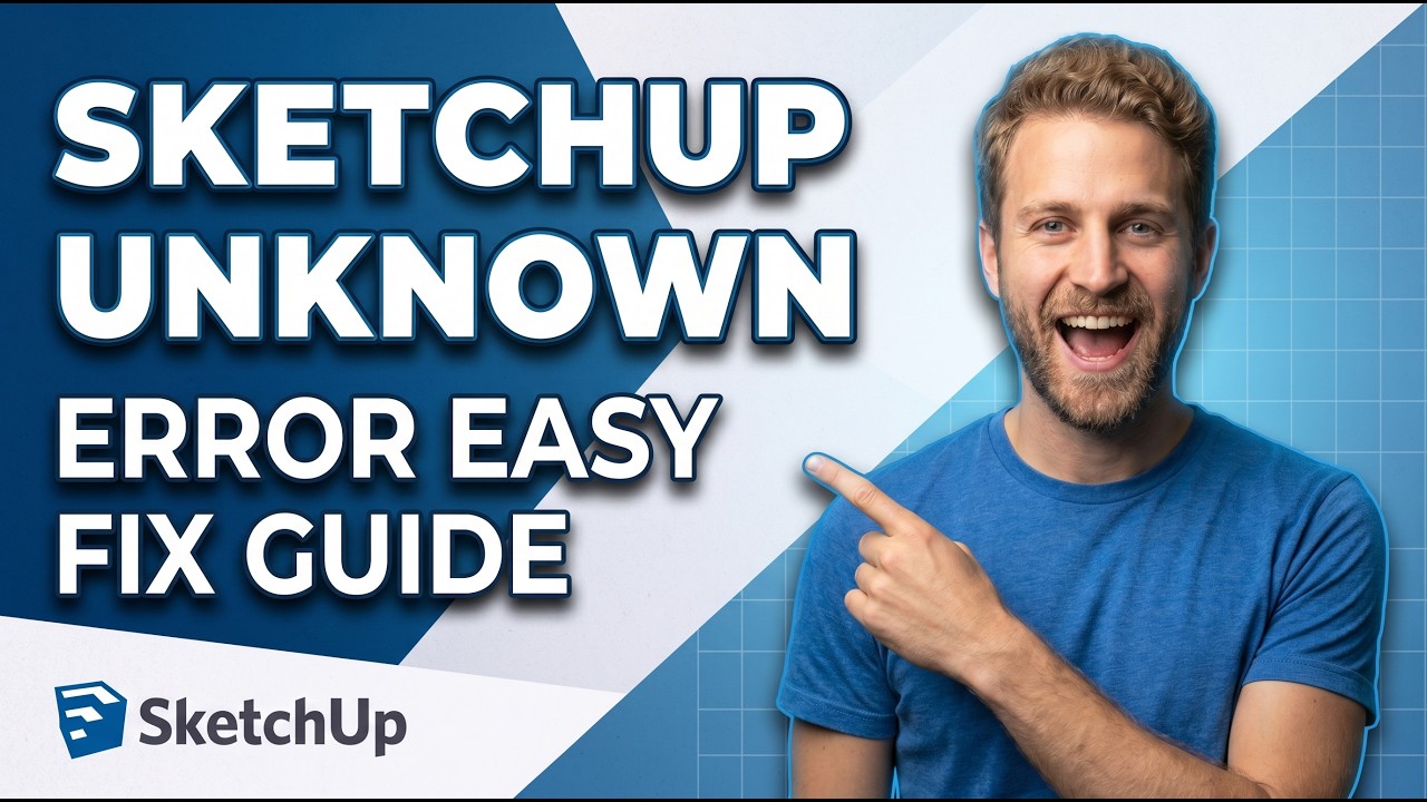 SketchUp Unknown Error (Easy Fix Guide)