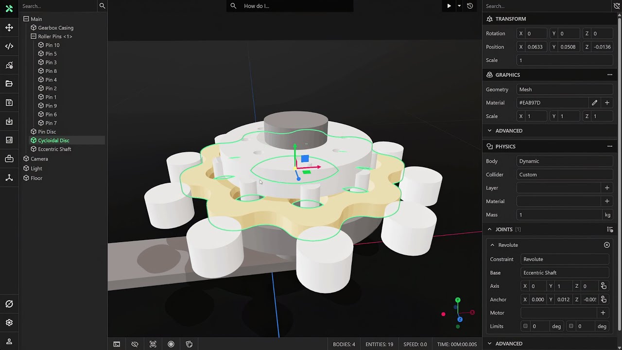 Let's Simulate a Cycloidal Reducer