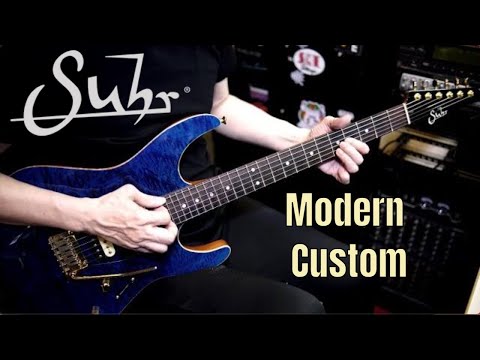 Suhr Modern Burl Maple Top - Trans Blue | Reverb