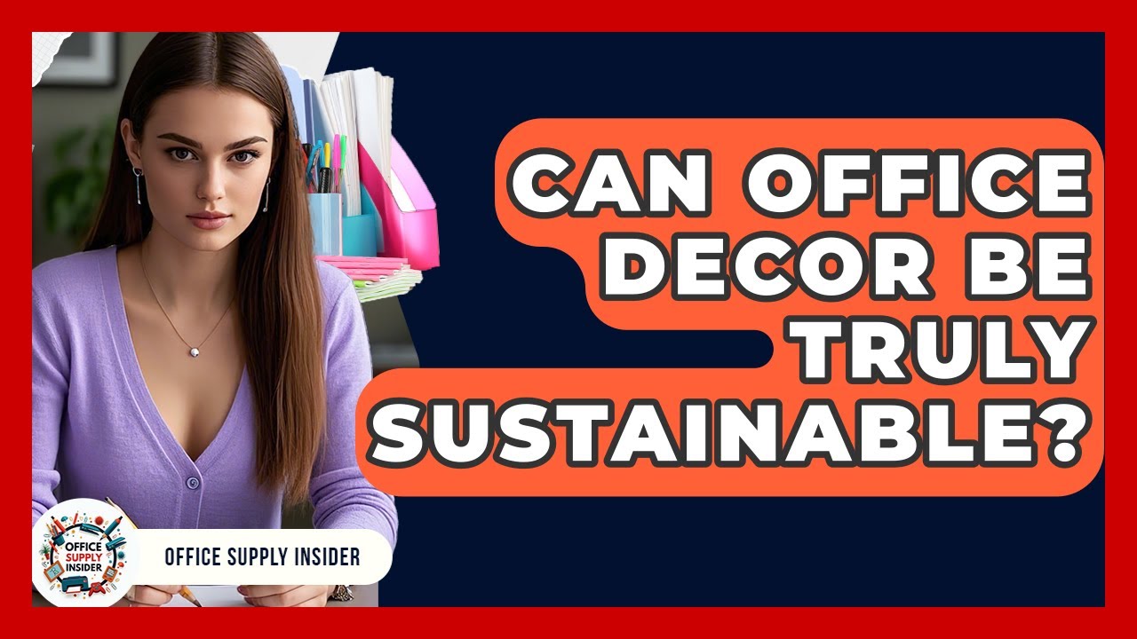 Can Office Decor Be Truly Sustainable? - Office Supply Insider