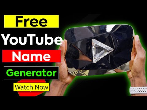YouTube channel name generator - YouTube channel name generator free