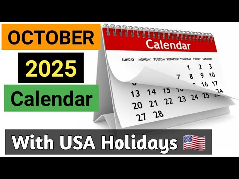 October 2025 Calendar US 🇺🇸 | Oct 2025 | Columbus Day 2025 | Diwali 2025 | October Holidays