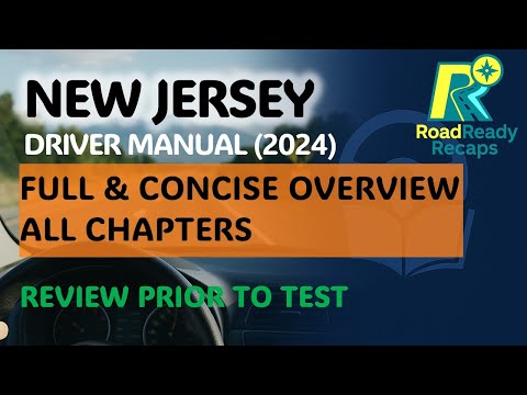New Jersey Driver Manual β Full Overview | 2024 Handbook Recap | RoadReadyRecaps