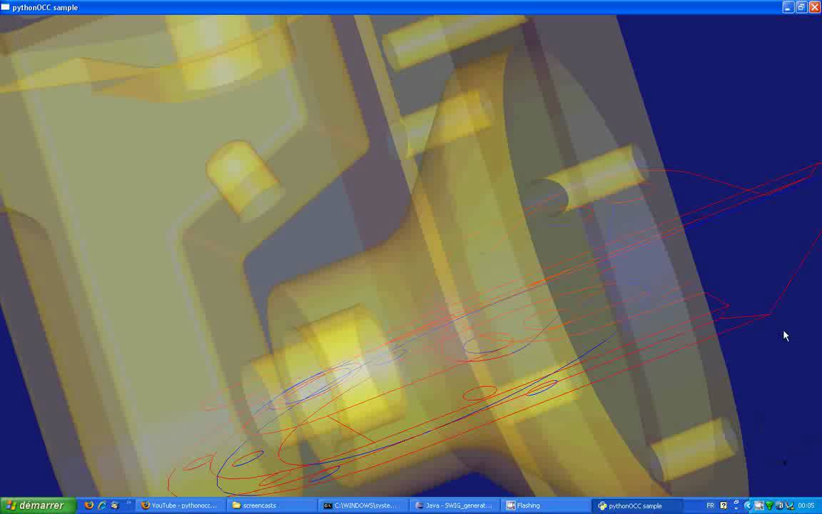 Plot sample - pythonOCC