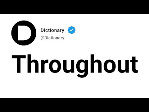 Throughout Meaning In English