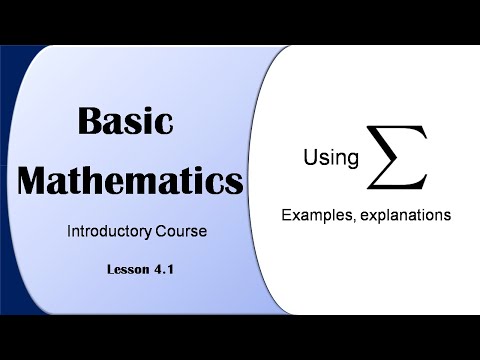 How to use sigma | Using sigma in mathematics