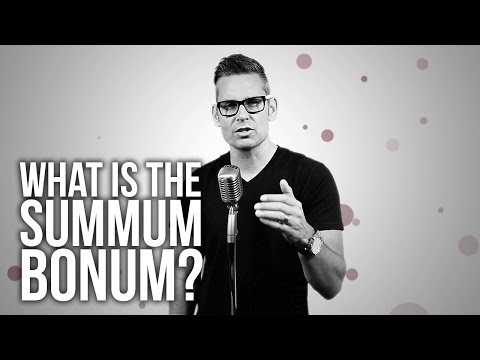 589. What Is The Summum Bonum?