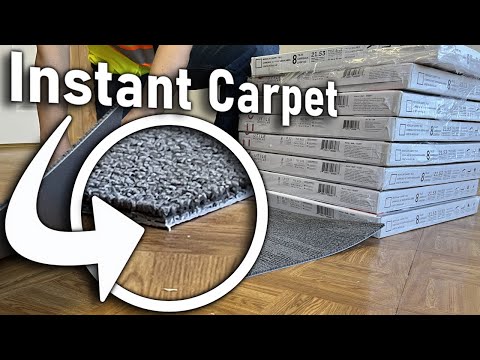 The EASIEST Way To Upgrade Your Flooring - Carpet Tiles