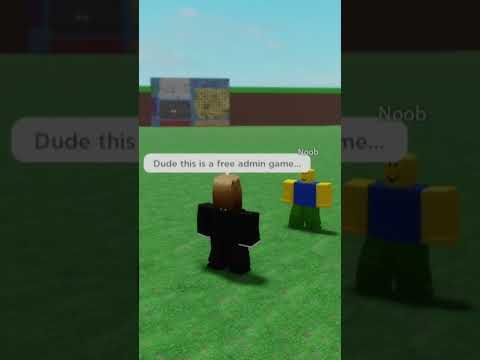 The roblox "free admin" experience #funny #roblox #viral
