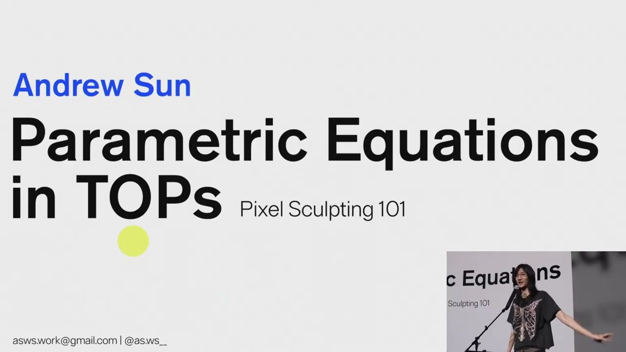 DATLAB NYC: Parametric Equations in TouchDesigner TOPs