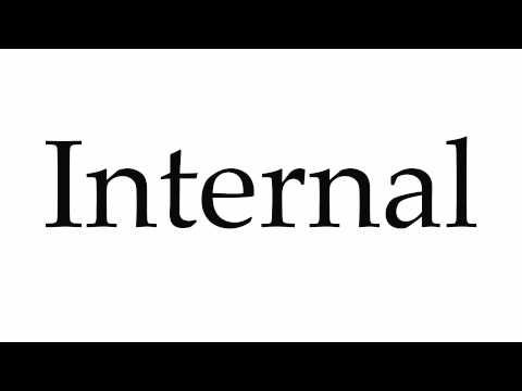 How to Pronounce Internal