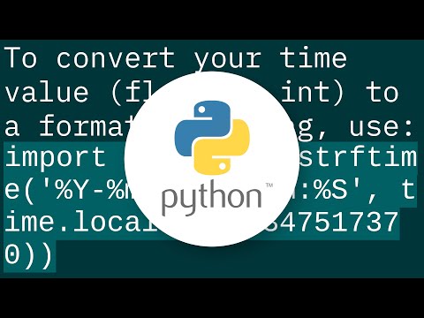Converting Epoch time into the datetime