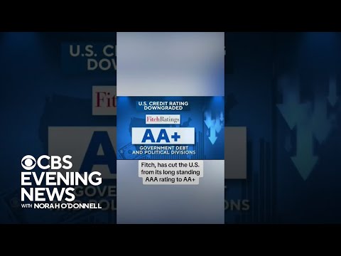 U.S. has its credit rating downgraded for the first time in 12 years #shorts