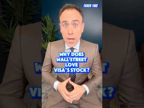 Why does Wall Street love Visa’s stock? #stocks #tickertake