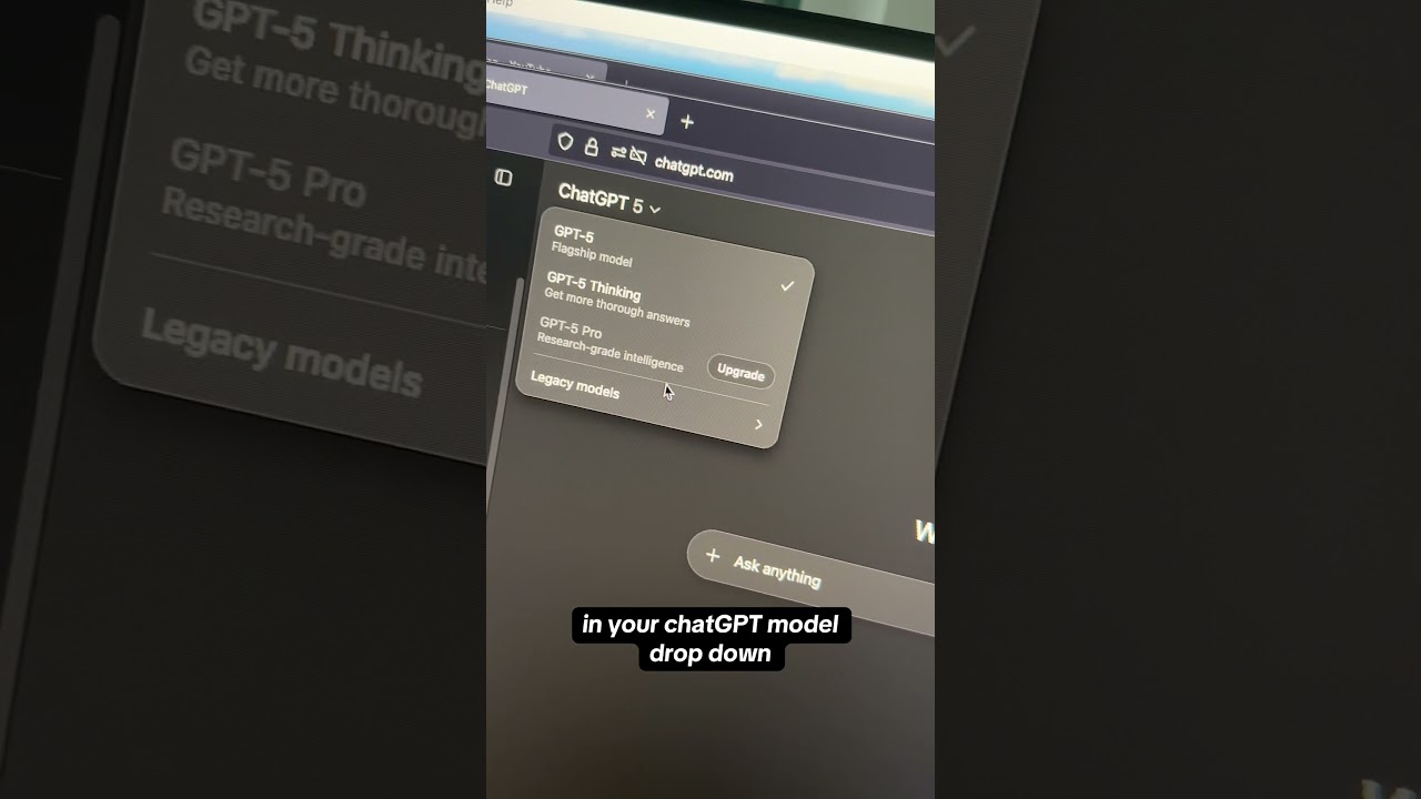How to get ChatGPT 4o model again #chatgpt #chatgpt4 #gpt5