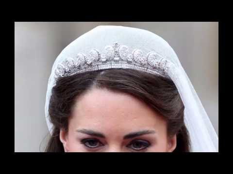 The Cartier Halo Scroll Tiara - British Royal Family Jewels  - Catherine Duchess Of Cambridge