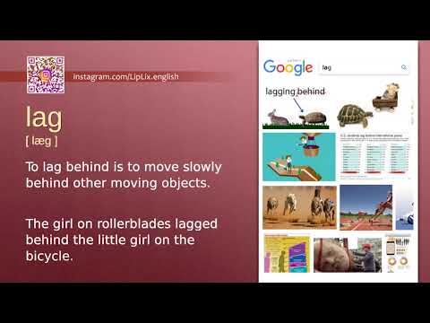Lag : C1 level english vocabulary lesson, www.LipLix.com