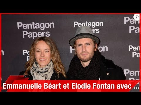Emmanuelle Béart et Elodie Fontan avec leurs amoureux face à l'Histoire !