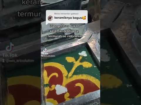 PROSES CETAK TEGEL MOTIF JEMPARING.👍