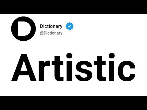 Artistic Meaning In English
