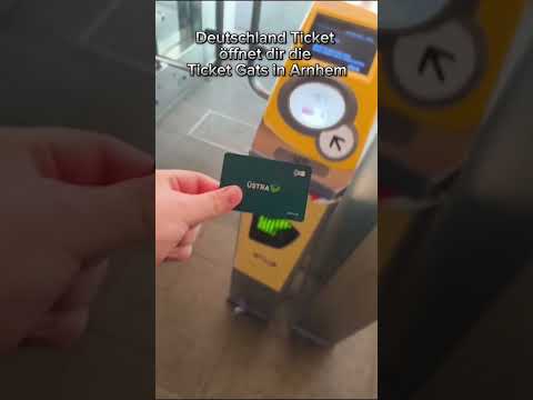 Mit dem ÜSTRA Deutschland-Ticket öffnest du jetzt auch die Ticket-Gates in Arnhem!