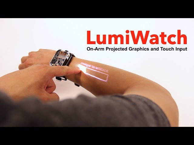 Smartwatch prototype turns your arm into a touchscreen - PhoneArena