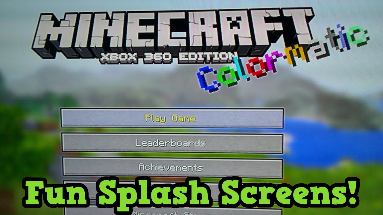 Minecraft - 20 Fun Splash Text's