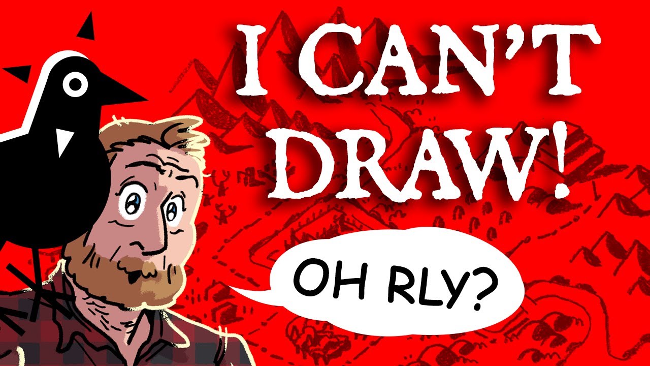 How to Draw Maps If You CAN'T DRAW!!