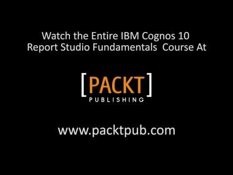 Learn IBM Cognos 10 Report Studio Tutorial Using JavaScript to show or hide controls | packtpub ...