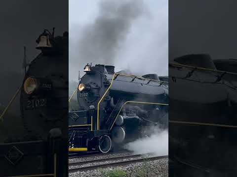 T-1 Reading Steam Locomotive Departing