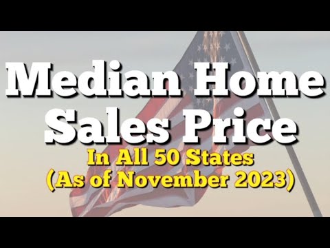 Median Home Sales Price In Every State l Provided by Najib Alami, Realtor l Living In The 5280