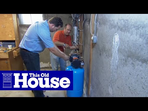 How to Install a Water Pressure Booster | This Old House