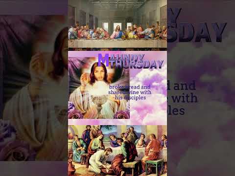 MAUNDY THURSDAY REFLECTION πππππππππ #shorts #holyweek