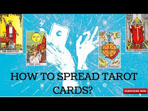 HOW TO SPREAD TAROT CARDS ? TYPES OF SPREADS IN TAROT - LEARN TAROT READING IN HINDI