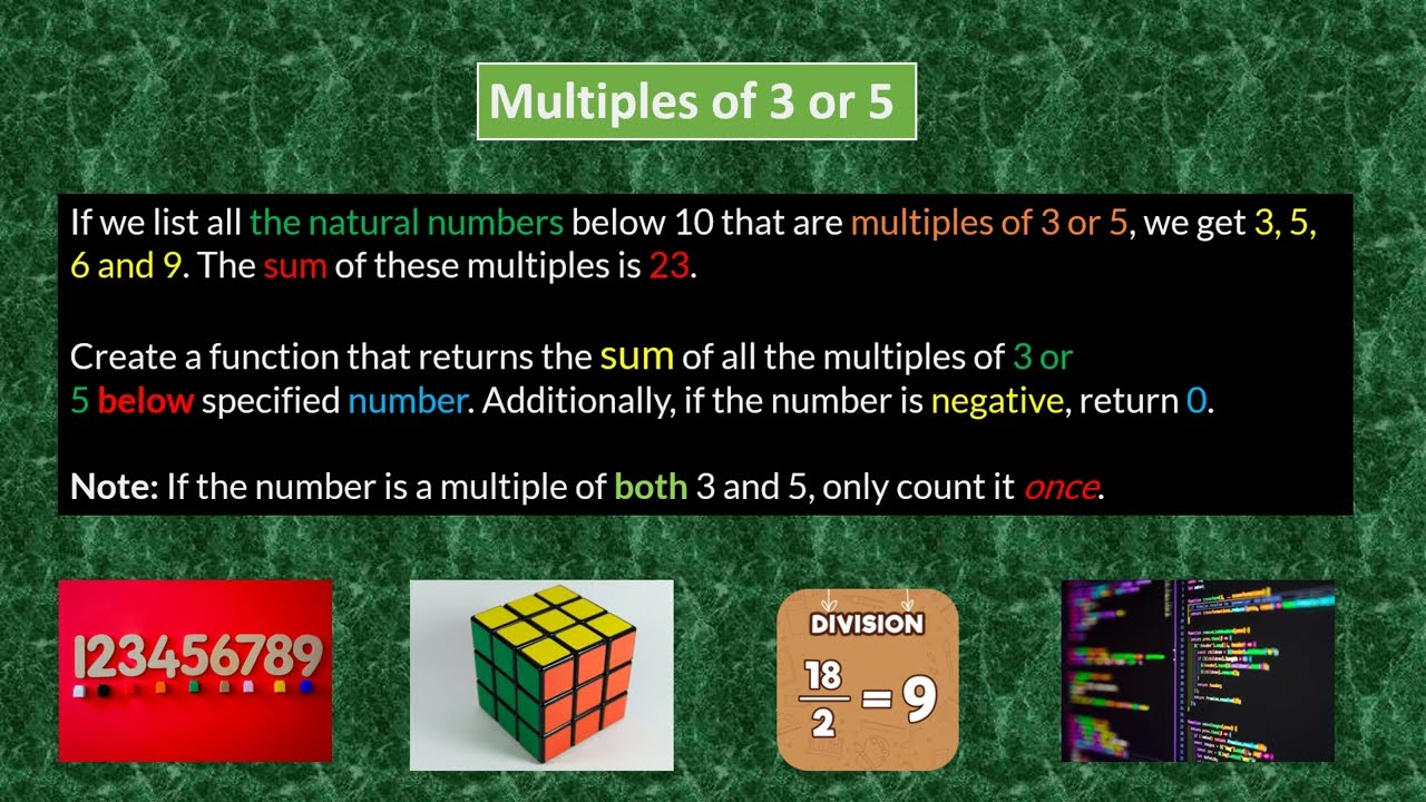 Python Programming Exercise: Sum of Multiples