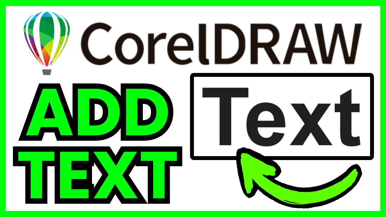 How To ADD TEXT In CorelDRAW (QUICK & EASY) 2026