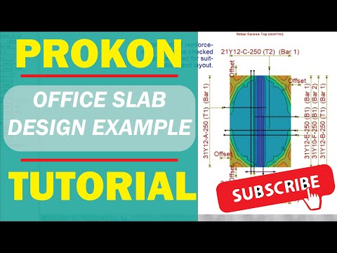 Simple Slab Design in 10 minutes: Prokon Rectangular Slab Design Tutorial 2_Office Slab Example